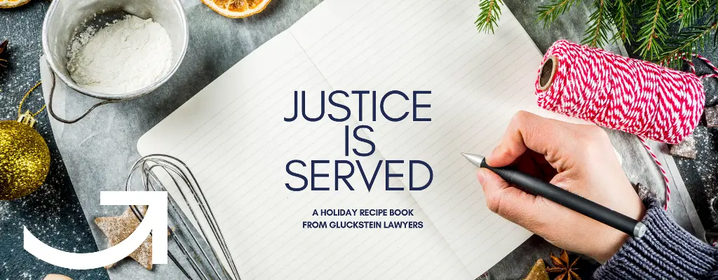 Holiday Greetings & Our New Recipe Book: Justice is Served