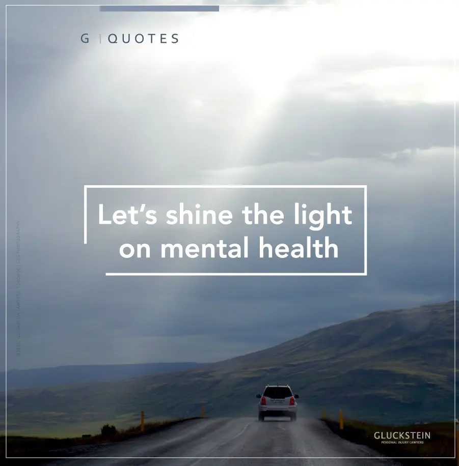 October 10 : Play Your Part In World Mental Health Day - Gluckstein Lawyers