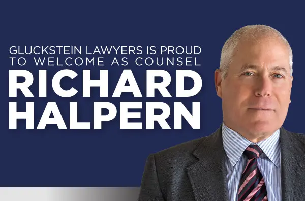 Gluckstein Lawyers Welcomes Richard Halpern - Gluckstein Lawyers