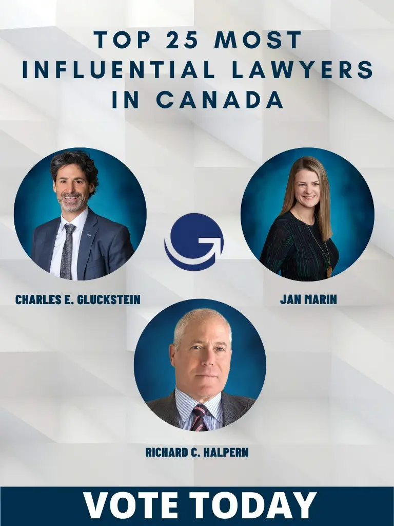 Vote: Top 25 Most Influential Lawyers - Gluckstein Lawyers